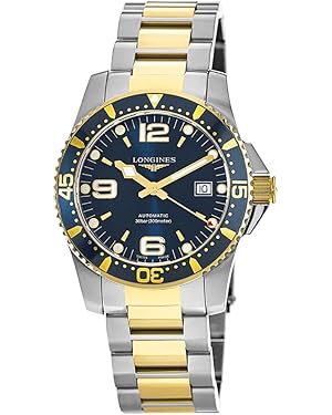 Amazon.com: Longines Hydroconquest Automatic Blue Dial Mens Watch ...