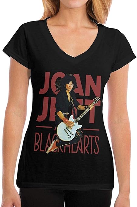 AWonder Joan Jett & The Blackhearts T Shirt Women's Cotton Top T Shirt ...