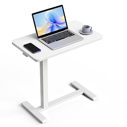 ROMOON Overbed Bedside Table with Wheels, Rolling Adjustable Hospital ...
