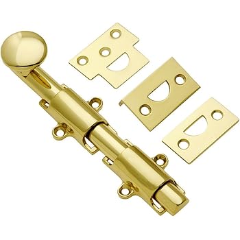 Deltana 8SB3 HD Solid Brass 8-Inch Surface Bolt - Barrel Bolts - Amazon.com