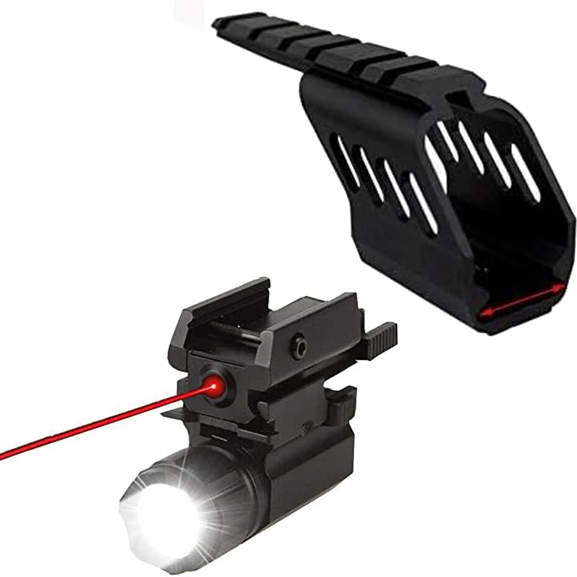 Gotical Tactical Universal Pistol Scope Mount Aluminum Picatinny Rail ...