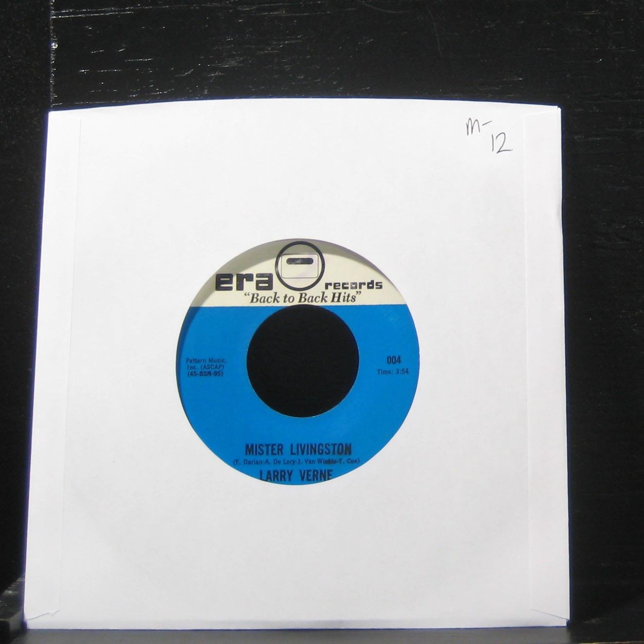 Larry Verne - Larry Verne - Mister Livingston / Mister Custer - 7 ...