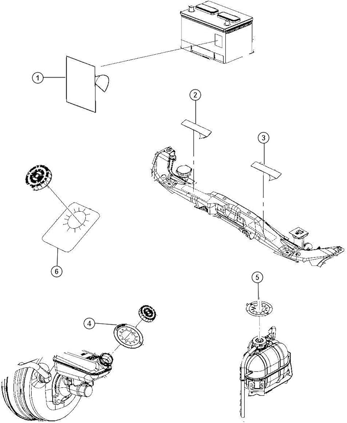 Amazon.com: Mopar Performance 52014649AA MOPAR Label: Automotive