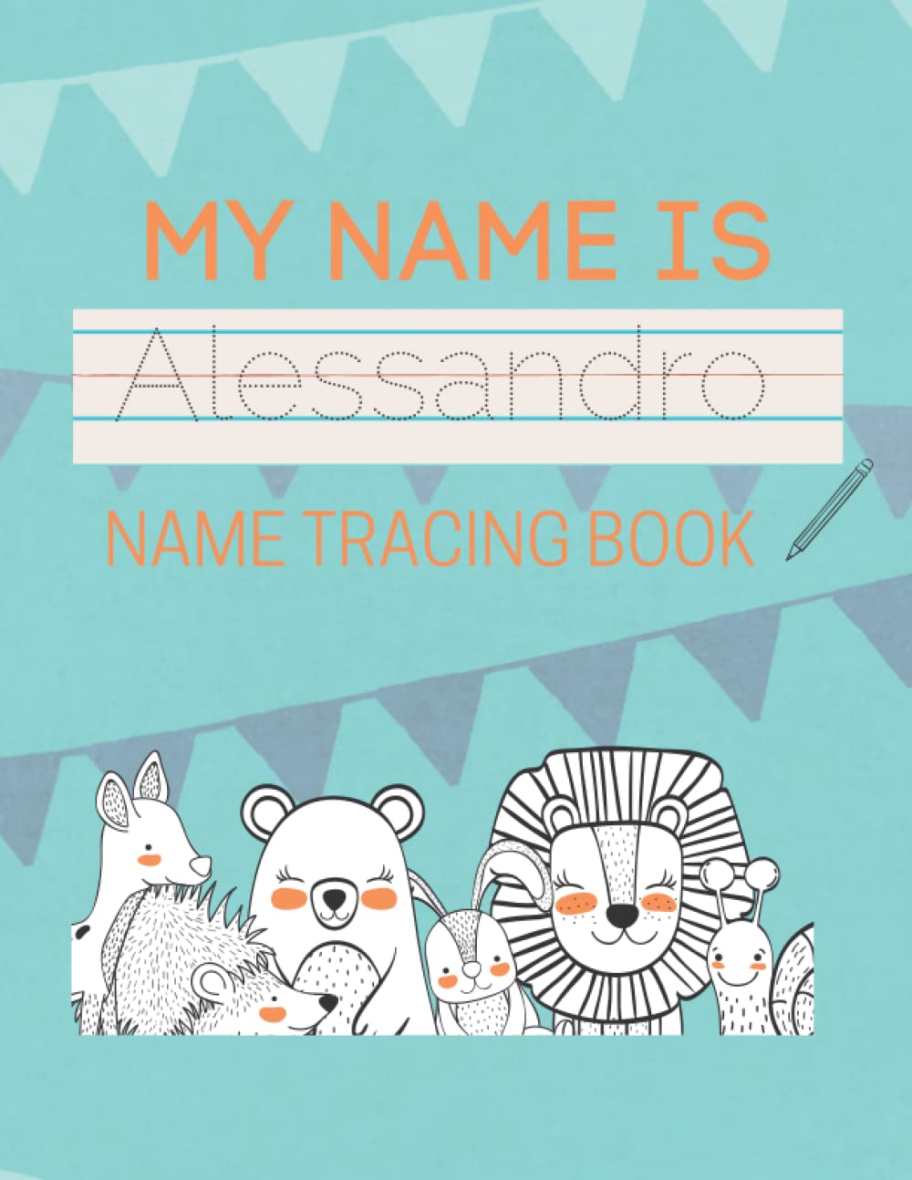 Mua Alessandro Name Tracing Book: 50 Pages of custom name tracing ...