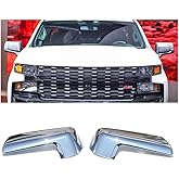 Amazon.com: Chrome Mirror Cap Cover Trim Replace for 2019 2020 2021 ...