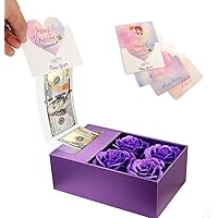 Amazon.com: Money Box for Cash Gift Pull, Money Gift Boxes for Cash on ...