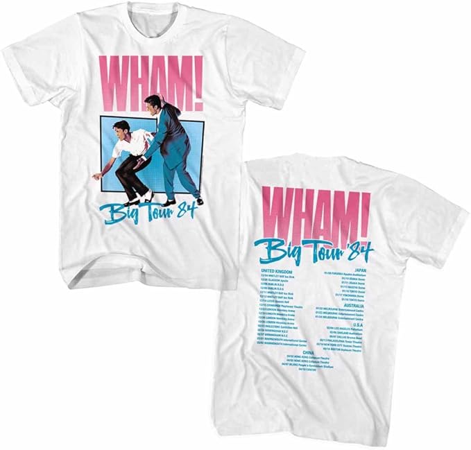 Amazon.com: Wham Mens Big Tour T-Shirt: Clothing