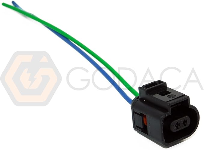 Amazon.com: 1x Connector 2-way 2 pin for Audi Temperature Sensor 1J0 ...