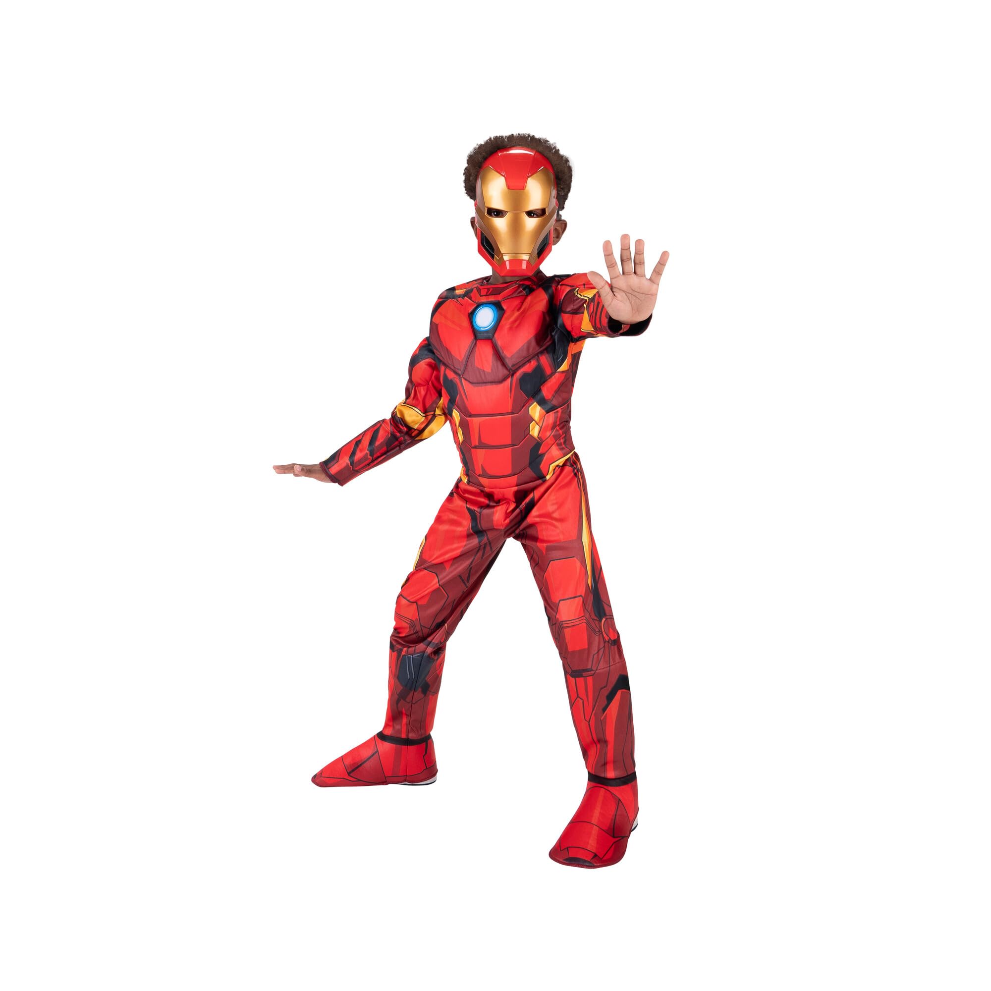 Mua MARVEL Boys Deluxe Iron Man Costume, Kids Tony Stark Superhero ...