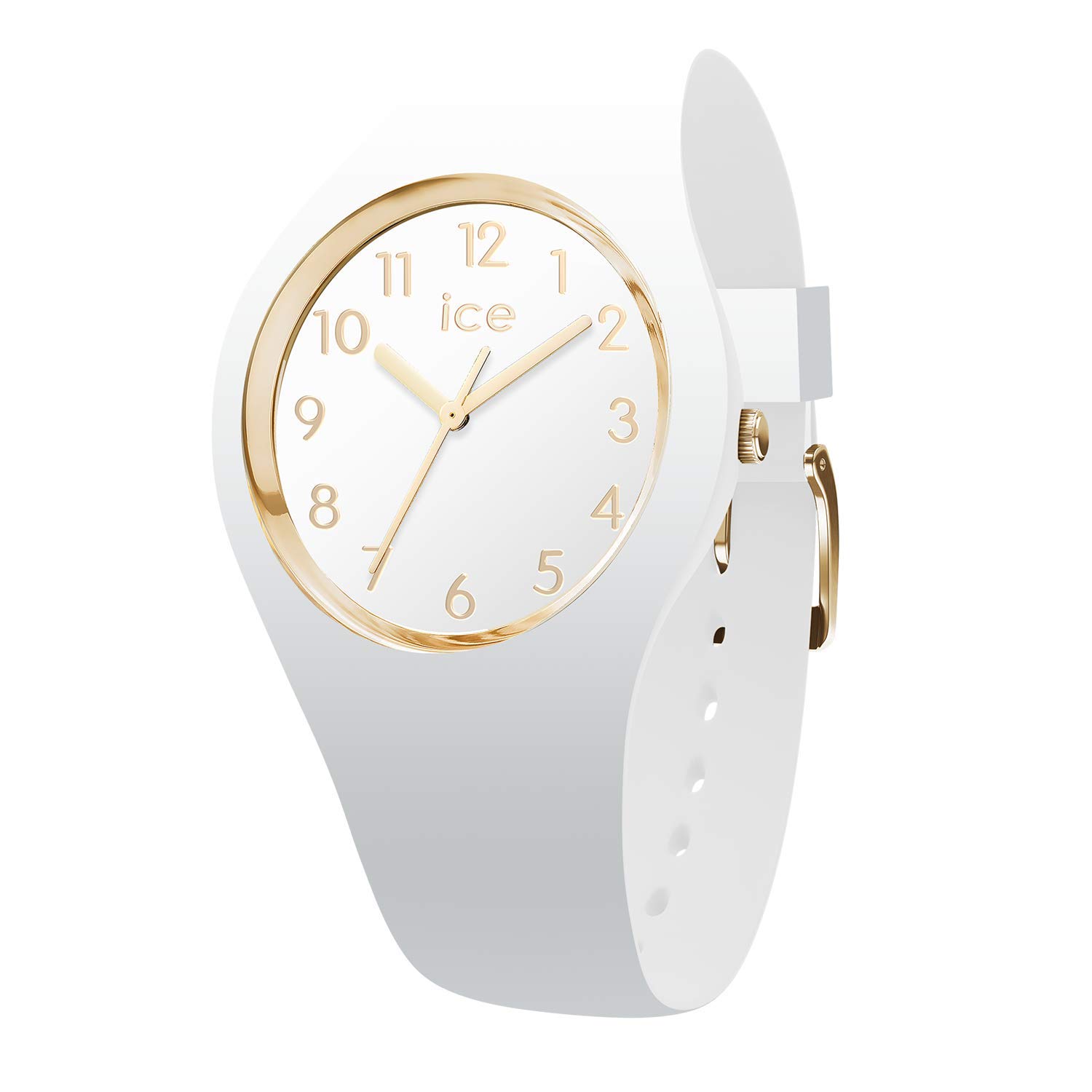 Ice-Watch - Ice Glam White Gold Numbers - Women's Wristwatch with ...