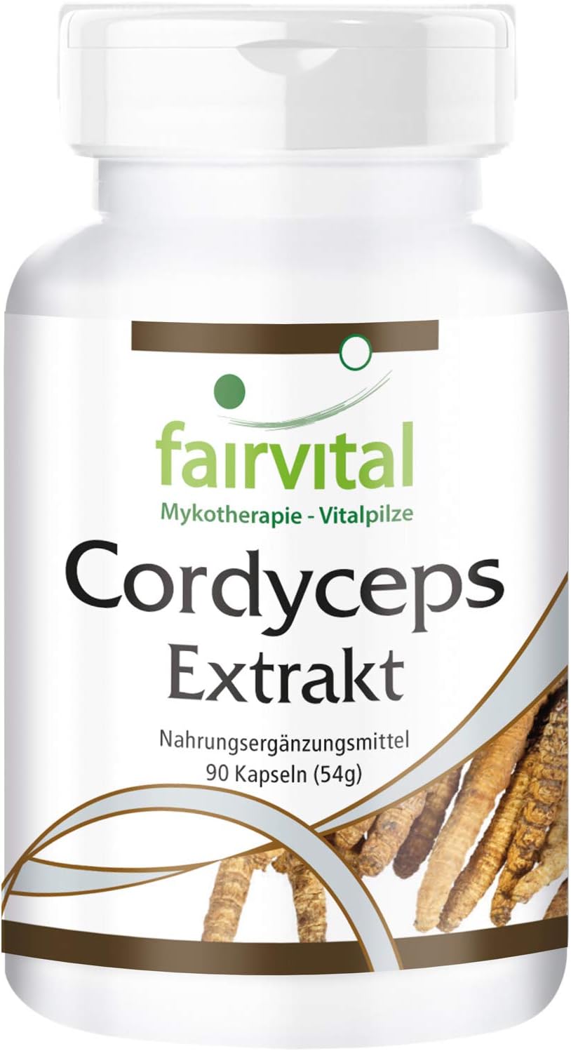 Extracto de Cordyceps 500mg - VEGANO - Cordyceps Sinensis - Dosis ...