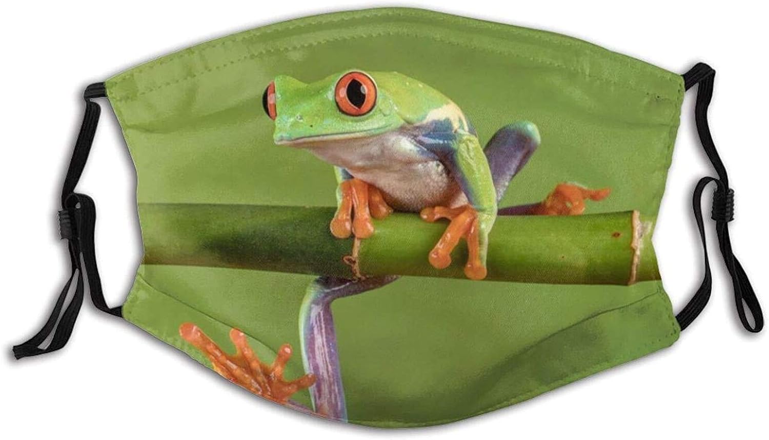 Cute Frog Face Mask Reusable Washable Dustproof Breathable Windproof ...