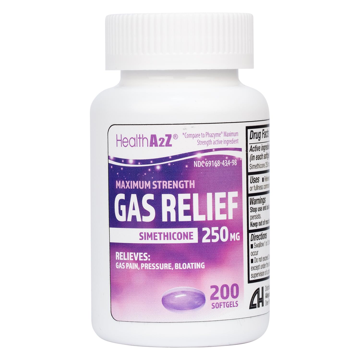 Mua HealthA2Z® Gas Relief Simethicone 250mg | Maximum Strength | Fast ...