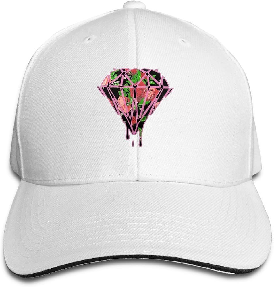Roses Dripping Diamond Stylish Baseball Snapback Cap Hat: Amazon.ca ...