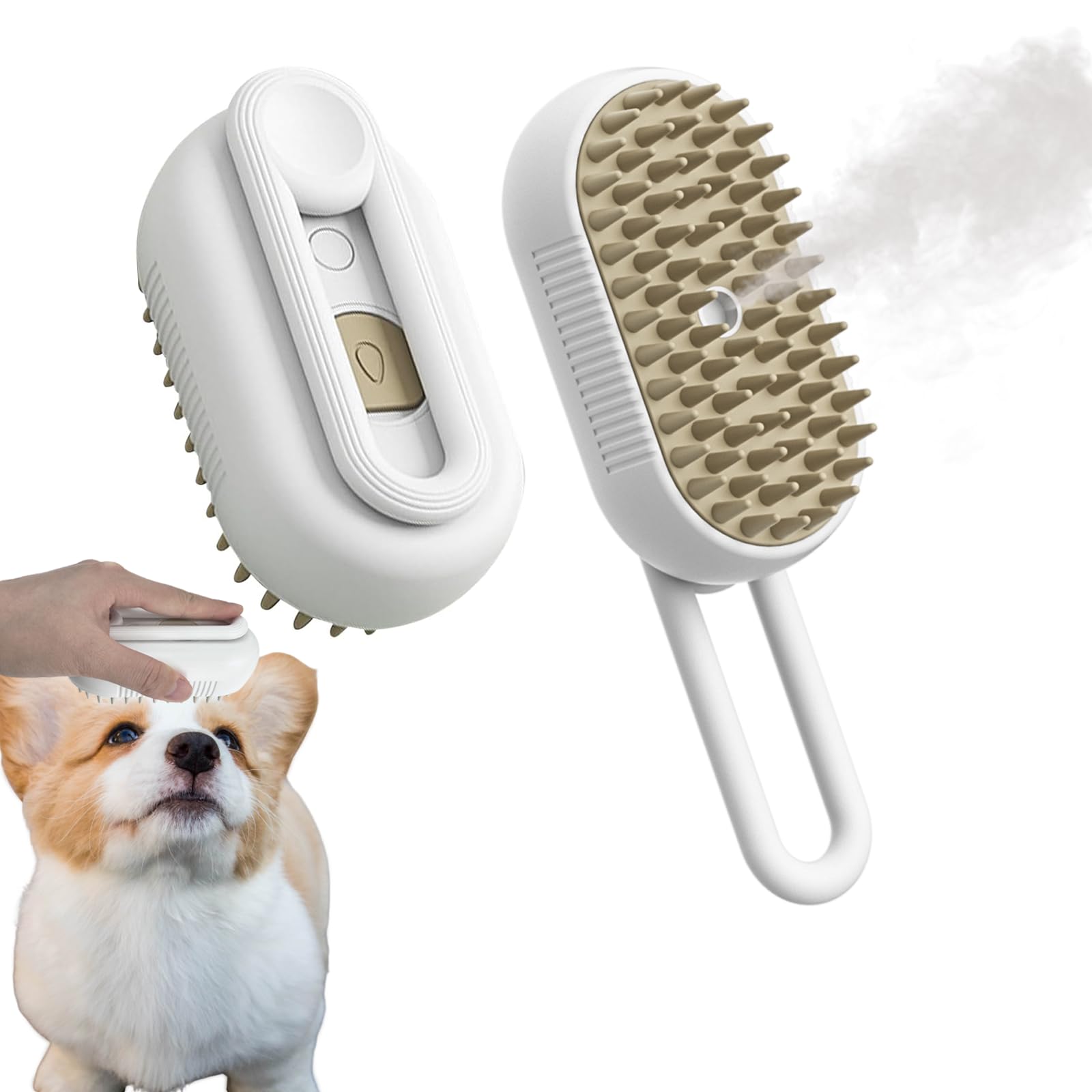 Spray Cat Brush, Spray Comb for Cats, Cat Hair Brush with Spray, Spray ...