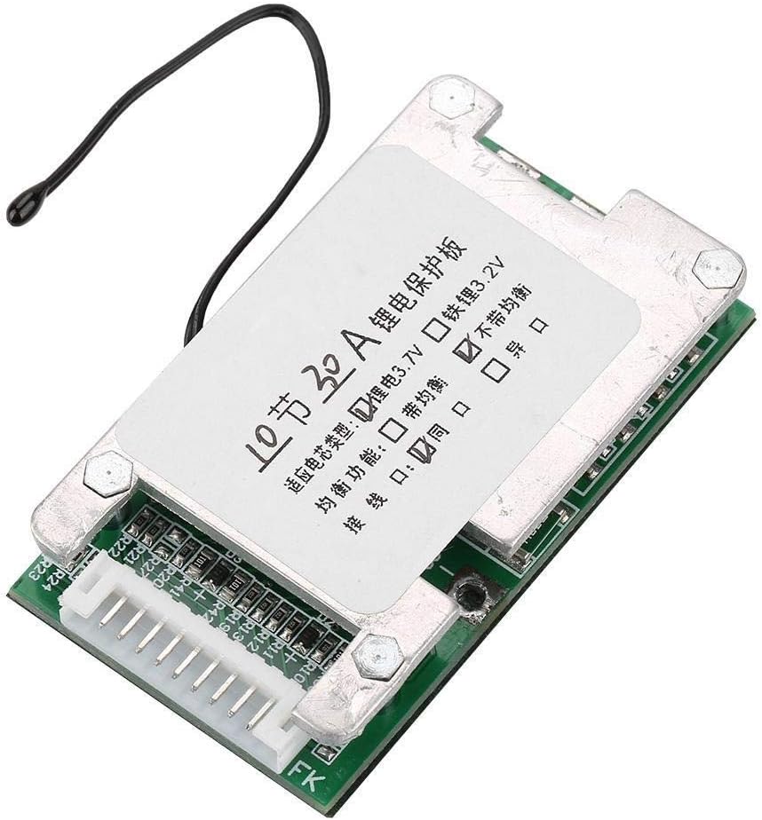 Rockyin 10S 36V 30A Lithium Battery Protection Board 3.7V Li-ion Cell ...