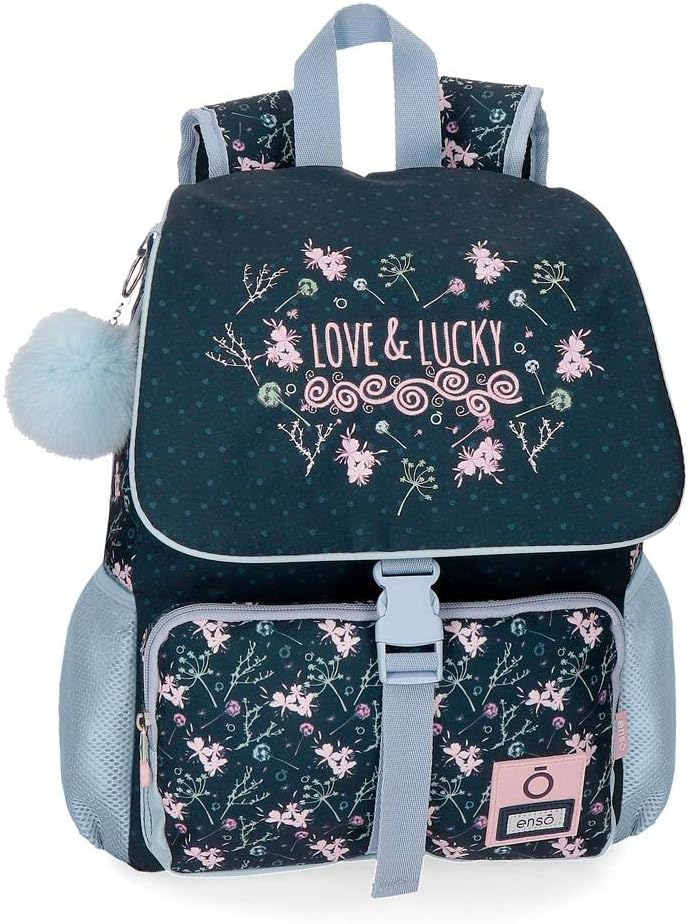 Enso Love and Lucky Backpack Adaptable to Trolley Multicoloured ...