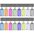 Amazon.com: Acrimet Key Tag Rack w/ 8 Keyring Tags (Self-Adhesive Key ...