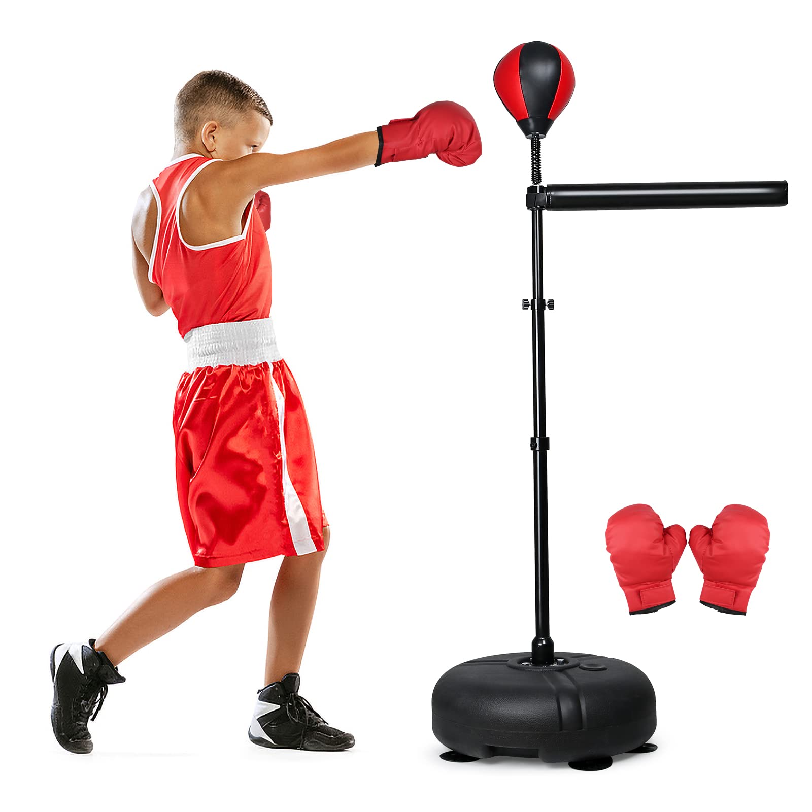Mua Boxing Bar with Punching Bag for Kids, Adjustable Height Boxing ...