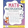 Math Multiplication Practice Workbook, 100 days of times tables ...