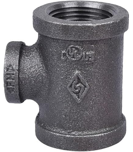 NPT-to-NPT Tee 3/4 In End A Diameter Threaded Fittings Crane BSPT ...