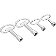 PATIKIL 8mm 9mm Triangle Socket Spanner Key, 1 Set/4Pcs Electrical ...