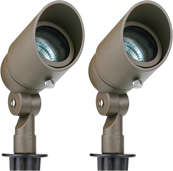 Amazon.com : Lumina Low Voltage Landscape Lights Cast-Aluminum ...