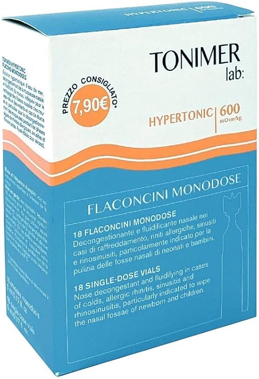 Tonimer Lab - Hypertonic 600 Soluzione Ipertonica Decongestionante ...