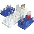 Nalgene 5977-0317 Blue Polypropylene Test Tube Peg Rack for 17mm Test ...