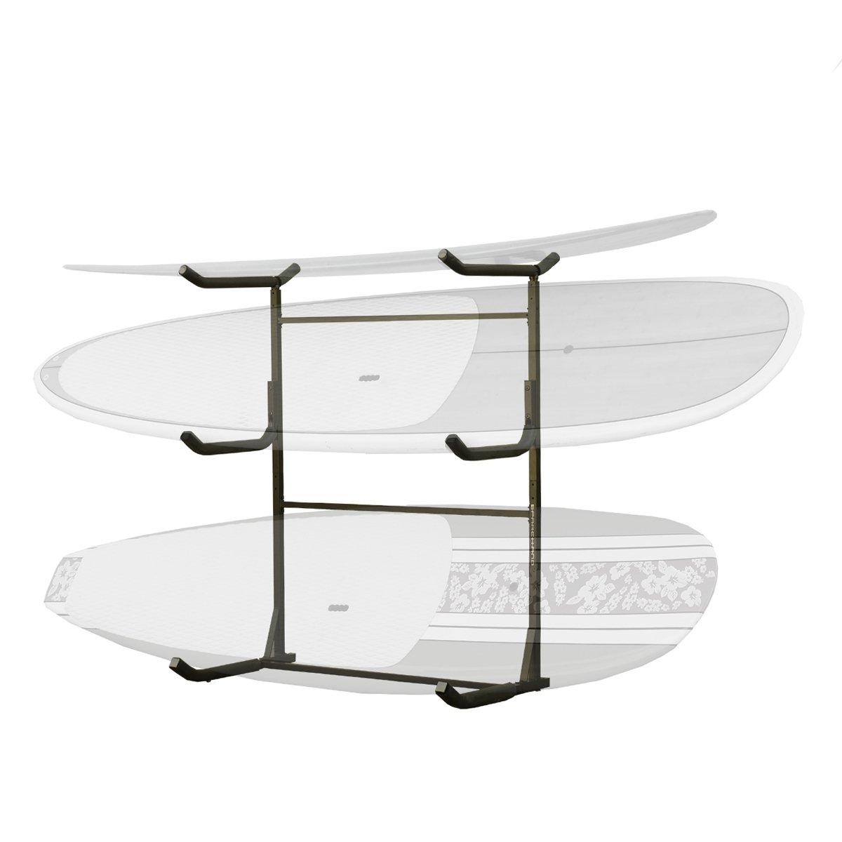 SPAREHAND Catalina Plus Freestanding Triple Storage Rack for 3 Kayaks ...