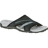 Amazon.com | Merrell Women's Terran Post II Black/Lilac Sandal 6 M US ...