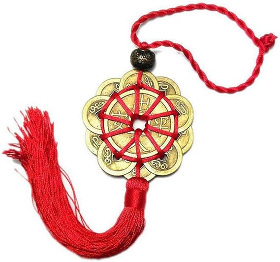 Chytaii Chinese Knot Tassels Chinese Lucky Coins Feng Shui Coins Charm ...