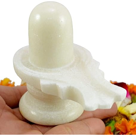 Mua White Pure Marble Shiva Linga 2.5"inch | Stone White Marble Shiva ...
