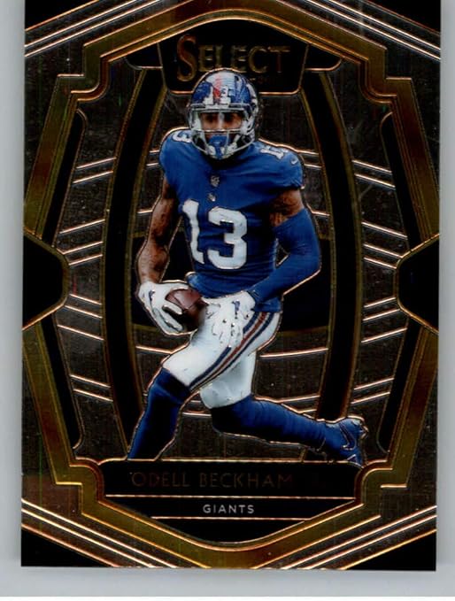 Amazon.com: 2018 Select Football #162 Odell Beckham Jr. New York Giants ...