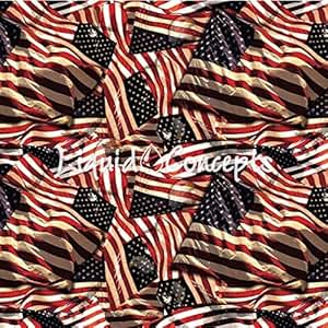 Amazon.com : American Flag Hydrographic Film 1 Meter (3') Wide X 3 ...