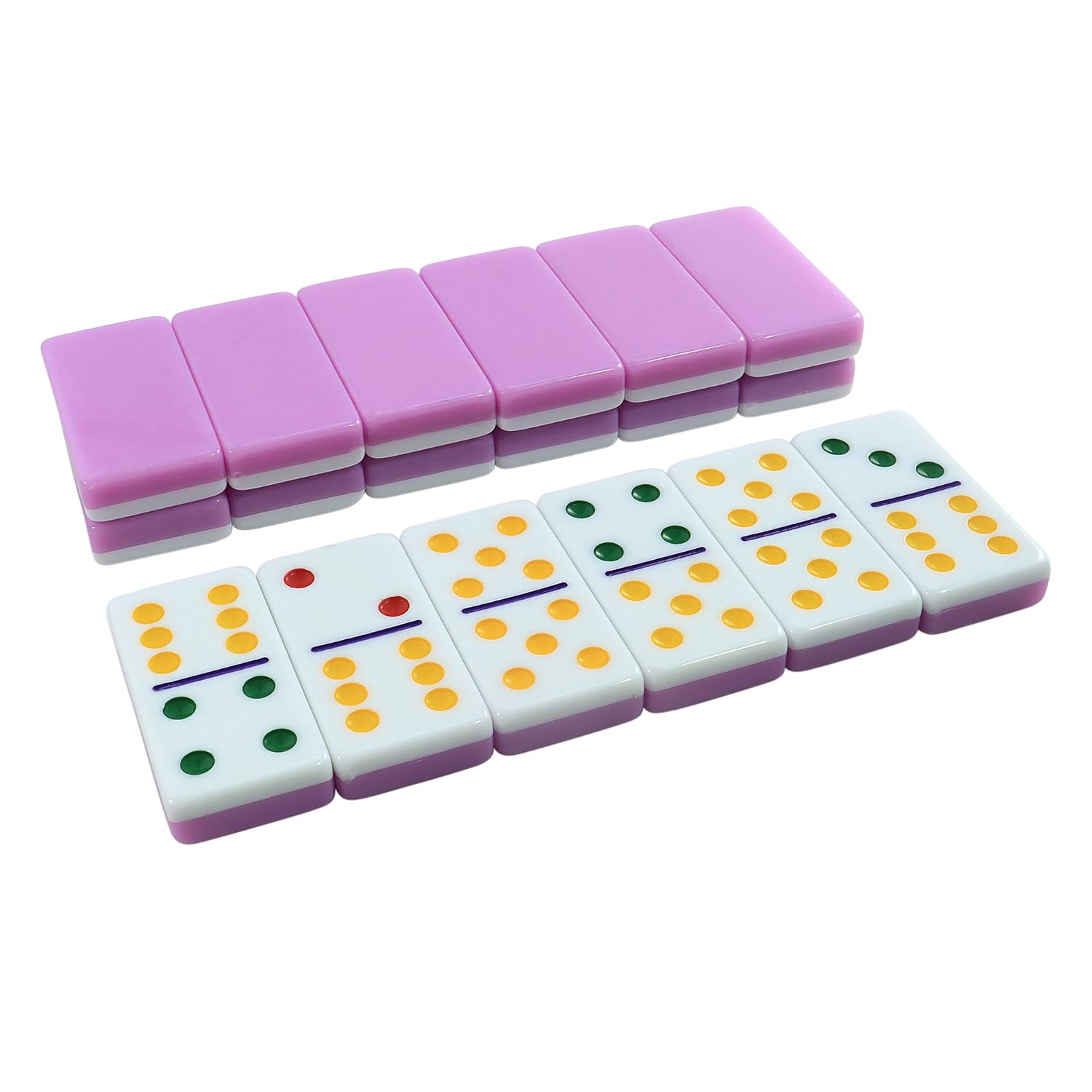 IDTQ Dominoes Set for Adults, Double 6 Dominos Game Set with 28 Domino ...