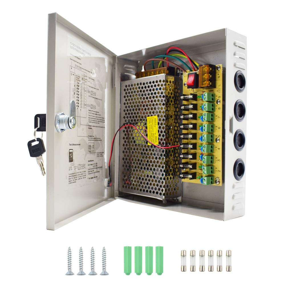 Mua 9CH Channel Port Distributed Power Supply Box Swithing Power Supply ...