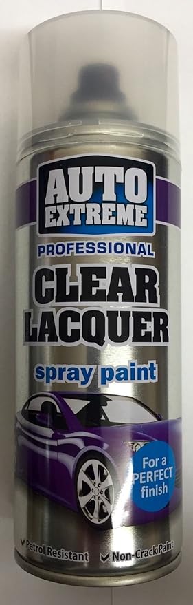 Auto Spray Paint Clear Lacquer 400ml Cars And Vans Petrol Resistant ...