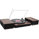 Amazon.com: MPK Bluetooth Record Player,Turntable HiFi System with ...