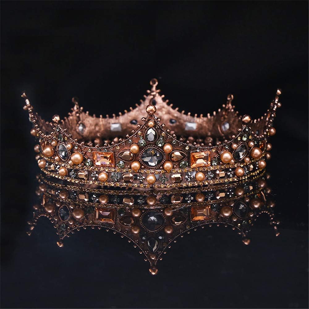 Knncch 2018 Schmuck Große Krone Schmuck Perle Braut Europäischen Und ...