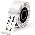 Amazon.com : Phomemo D30 Thermal Labels, self-Adhesive Transparen D30 ...