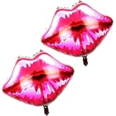 Amazon.com: Wowagoga Kiss Lips Foil Balloons Romantic Lips Shape Mylar ...
