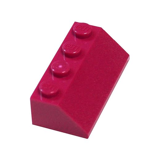 20 LEGO Slope 45 2 x 4 Red Roof pieces: Amazon.co.uk: Toys & Games