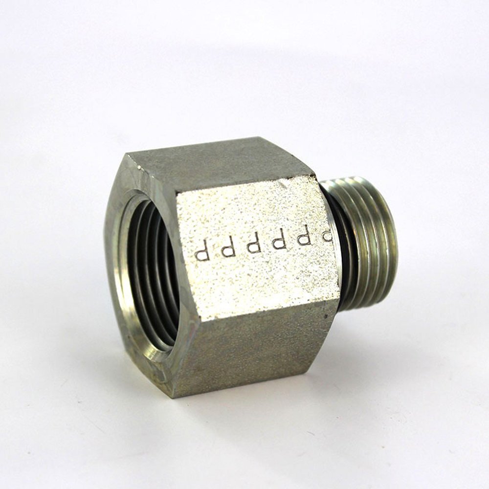 Parker 10 3 4 F5OG S SAE Adapter 7 8 14 ORB Male X 3 4 NPTF Female Stl parker-10-3-4-f5og-s-sae-adapter-7-8-14-orb-male-x-3-4-nptf-female-stl