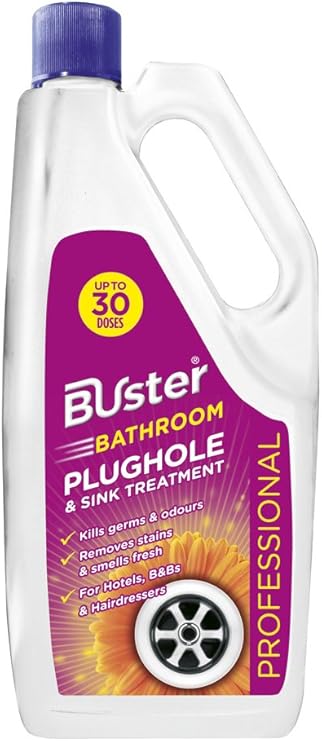 Buster Professional Bathroom Plughole And Sink Treatment 900g: Amazon ...