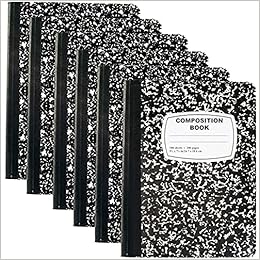 50 Pack Composition Notebooks Bulk Wide Ruled Composition Notebooks ...