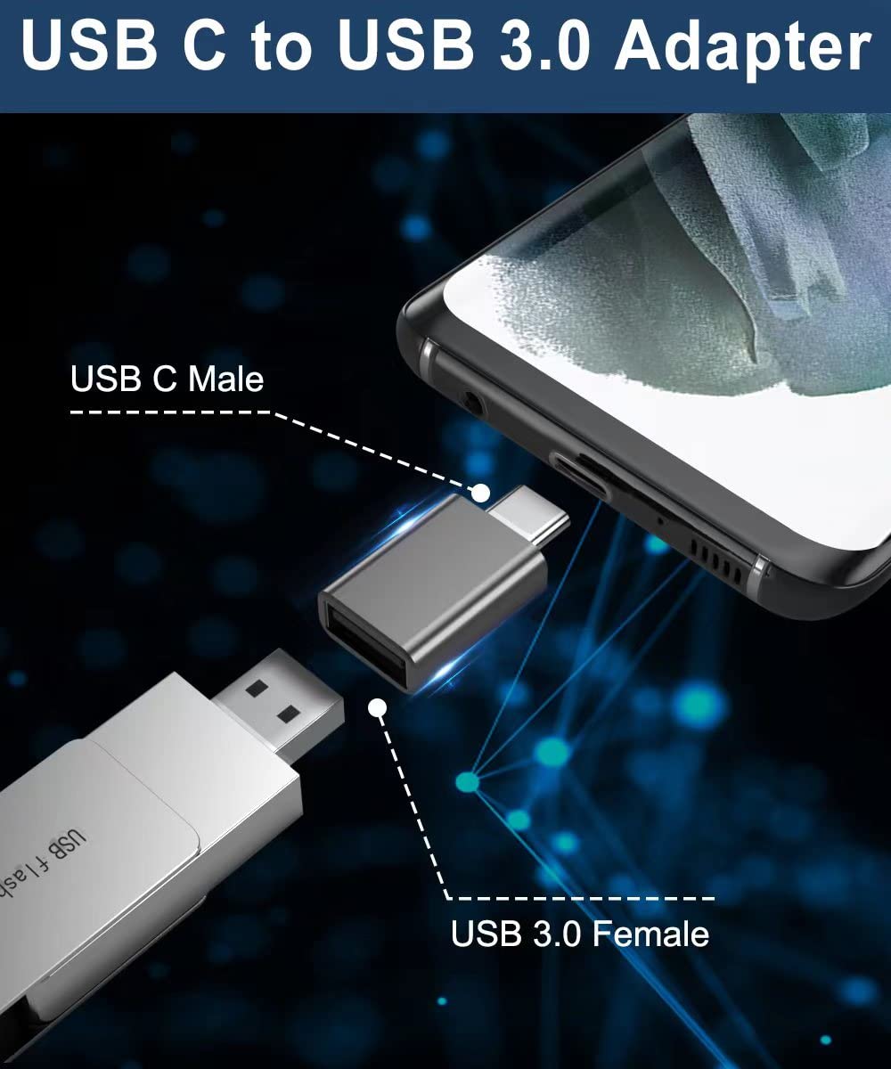 Mua Basesailor USB C to USB Adapter 3 Pack,USBC Male to A Female 3.0 ...