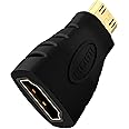 Amazon.com: VCE Mini HDMI to HDMI Adapter, 4K HDMI Female to Mini HDMI ...