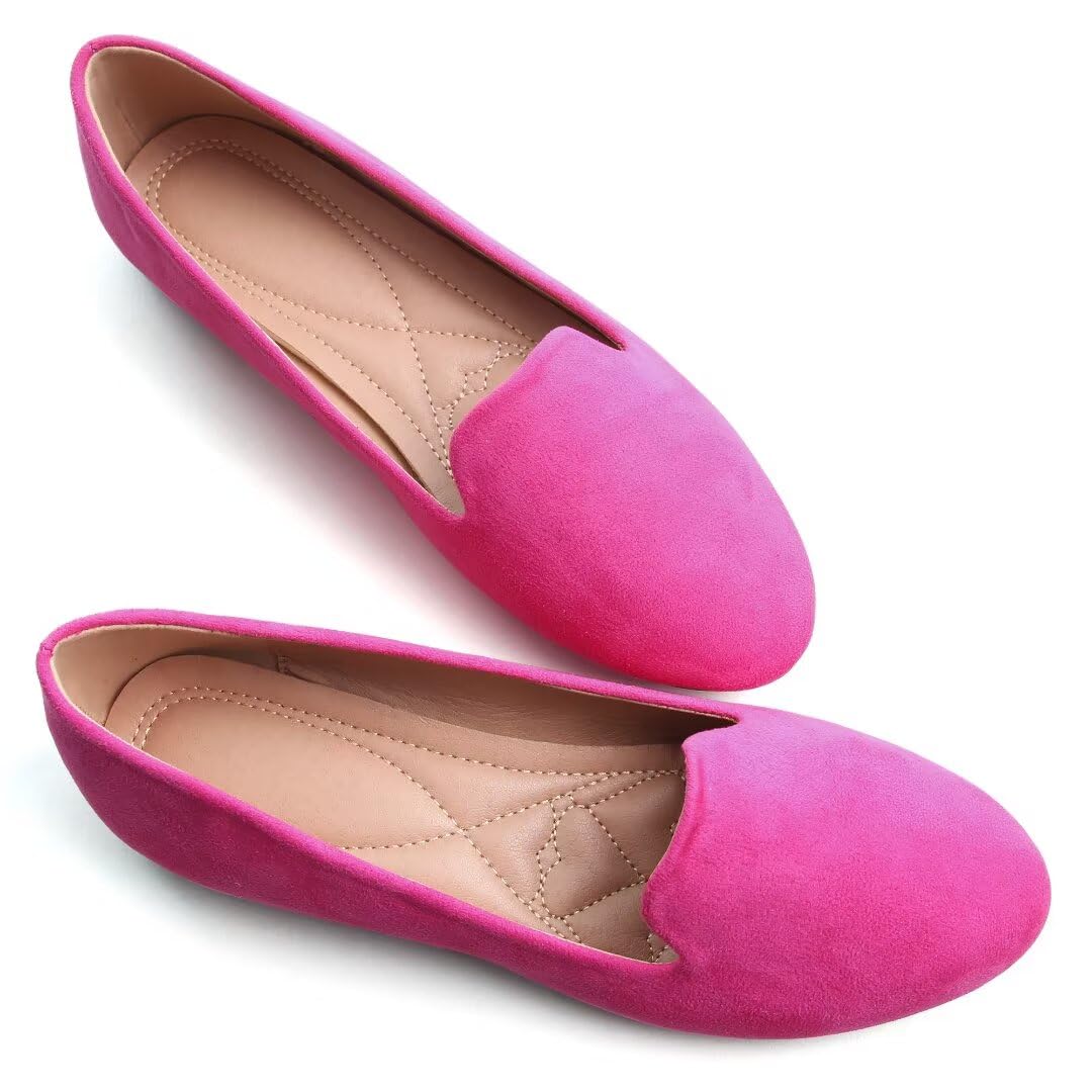 Stunner Women's Flats Classic Candy Colored Cute Slip On Ballet Shoes ...