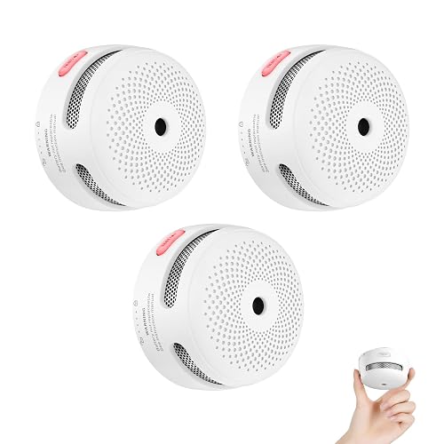 X-Sense Mini Smoke Alarm, 10-Year Battery Fire Alarm Smoke Detector ...